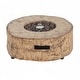 Patio MGO Propane Fire Pit, 30, 000BTU, Wood Pattern - Bed Bath ...