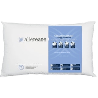 AllerEase Hot Water Washable Pillow, 2 Pack - White - Bed Bath & Beyond - 8295460