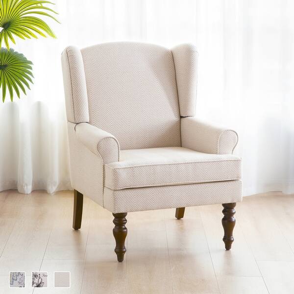 Accent Arm Chair with Turned Legs and Round Arms - On Sale - Bed Bath ...