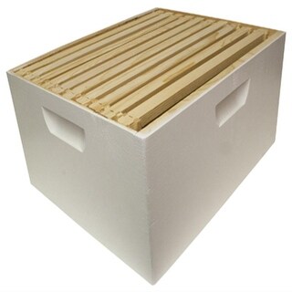 Harvest Lane Honey WWBCD-101 Deep Brood Box with 10 Frames ...