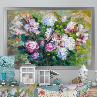 Designart "Painting Still Life" Traditional Framed Wall Art - Bed Bath ...