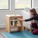 Brookside Reyna Modern Wood End Table with Rounded Corners - Bed Bath ...
