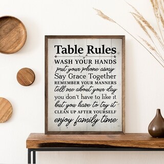 Table Rules White - Bed Bath & Beyond - 42709668