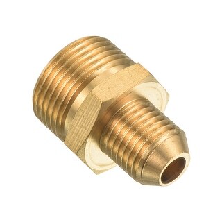 Pipe Fitting, M22 to M14 Male Thread 1.26" for Water Pipes, Gold - Bed ...