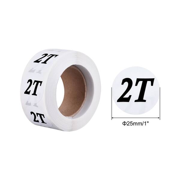 Clothing Size Sticker Label Coding Label 1 Roll Adhesive Labels - Bed ...