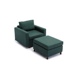 Module Single Sofa Chair Seat With Armrest And One Ottoman - Bed Bath ...