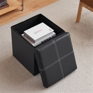PVC MDF Foldable Storage Footstool with Anti-Rust and Anti-Skidding ...