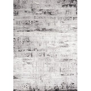 Chase Collection - Grey/White/Black Faded Texture Rug - Bed Bath ...