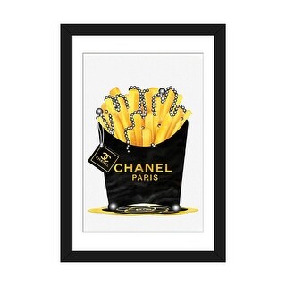 iCanvas "Fashion Fresh Chanel Gold Fries & Pearls" by Pomaikai Barron ...
