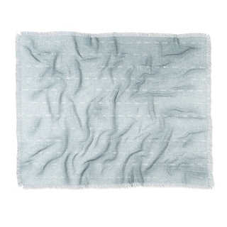 Little Arrow Design Co Running Stitch Coastal Blue Made To Order Throw ...