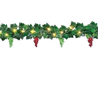 LED Lighted Grape Garland, Over 7-Feet Long - Bed Bath & Beyond - 42041786