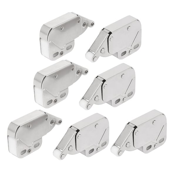 Kitchen Cabinet Press Spring Open Door Touch Push Catch Latch 7pcs ...
