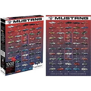 Aquarius Ford Mustang Evolution Jigsaw Puzzle, 1000-Piece - Bed Bath ...