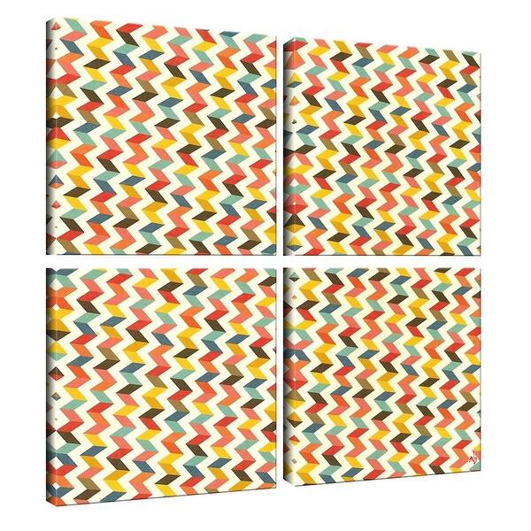 Ready2HangArt 'Geometric Study IV' 32x32-inch Canvas Wall Art (4-piece ...