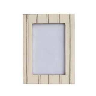 Resin Photo Frame with Pinstripe Design - Bed Bath & Beyond - 40002909