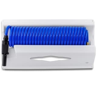 Blue Coiled Hose w/Mounting Case - Bed Bath & Beyond - 32650755