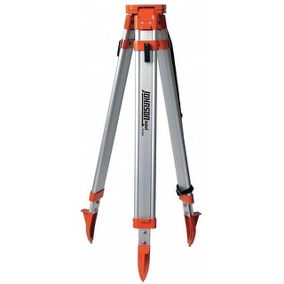 Johnson Level & Tool Tripod: Flat Head, 5/8-11, Aluminum, 48 to 60 in ...