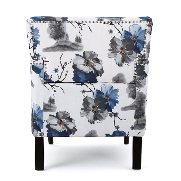 Manon Floral Print Fabric Club Chair