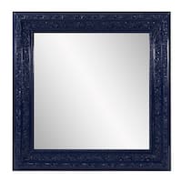 Nottingham Navy Blue Mirror - 48 x 48 x 3 - Bed Bath & Beyond - 37666393