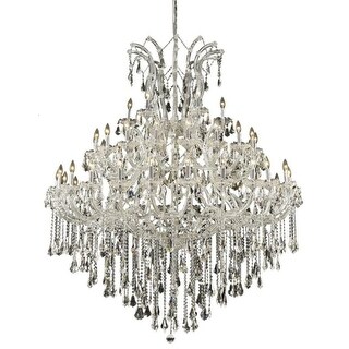 Elegant Lighting 2801G60/RC Maria Theresa 49 Light 60" Wide Crystal ...