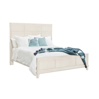 Madison Queen Panel Bed in a Grey-White Wash Finish - Bed Bath & Beyond ...