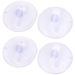 4pcs Home Bathroom Kitchen Window Glass Wall Suction Cup Hook Hanger ...