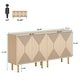 58 Inches Sideboard Buffet Cabinet with Doors Freestanding Storage ...