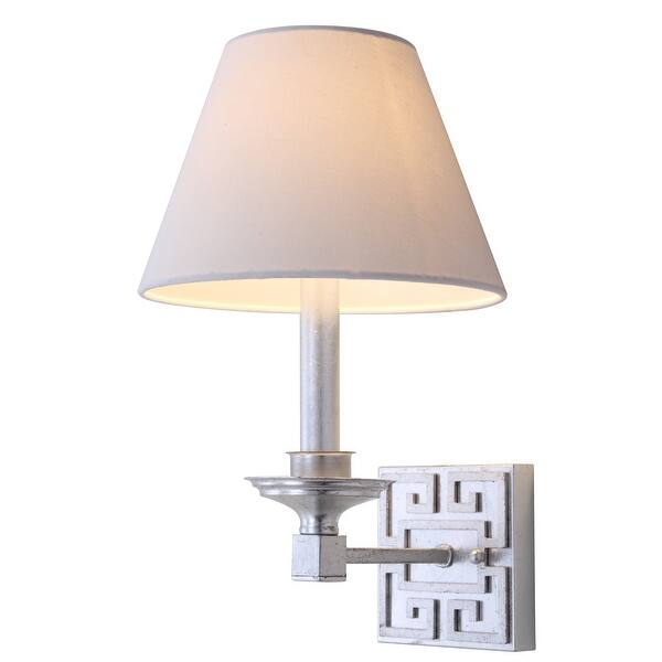 silver leaf wall sconce