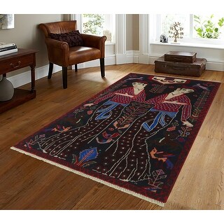 Vintage Distressed Walter Red/Ivory Rug - 2'8" x 4'6" - Bed Bath ...