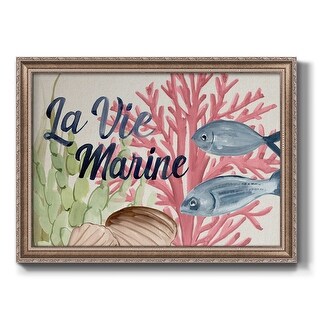 Pastel Mer I Premium Framed Canvas- Ready to Hang - Bed Bath & Beyond ...
