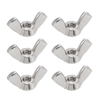 10-24 Wing Nuts 304 Stainless Steel Shutters Butterfly Nut 6pcs ...