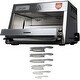 The Otto Wilde Grill Outdoor Infrared Steak Grill and 12 Pcs Knife Set ...