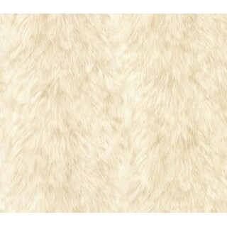 Trieste Cream Wolf Wallpaper - 21in x 396in x 0.025in - Bed Bath ...