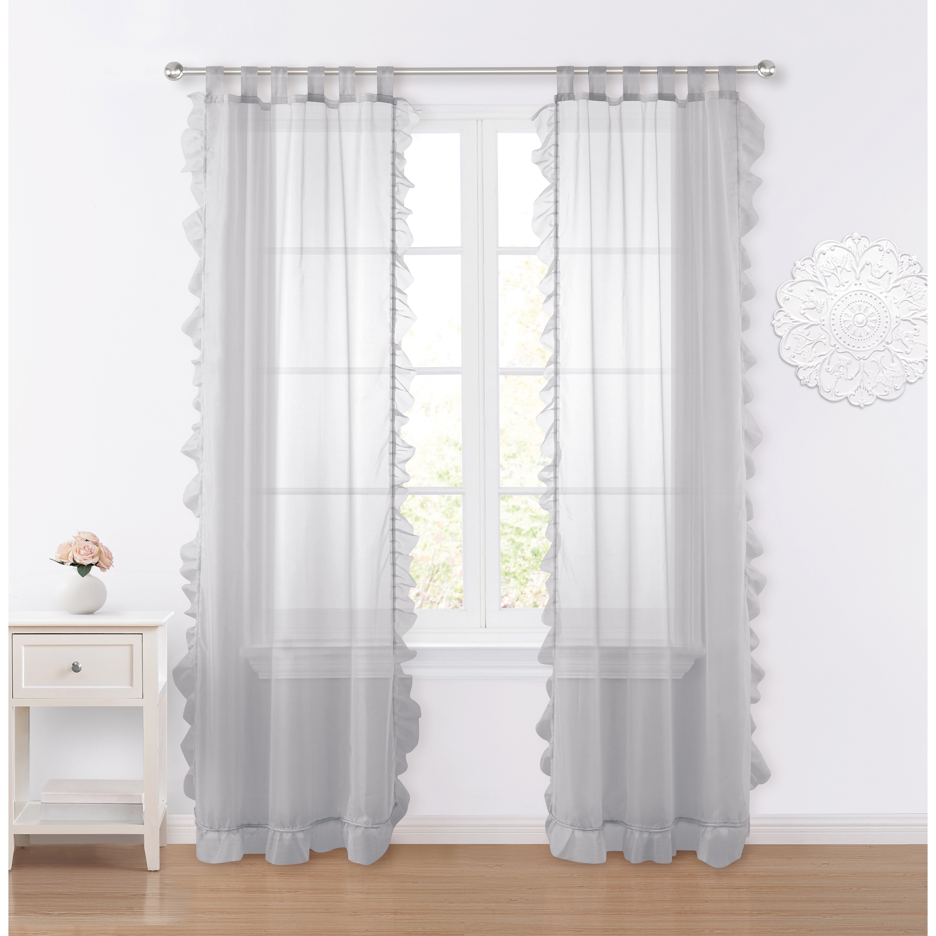 Back Tab, Sheer Curtains - Bed Bath & Beyond