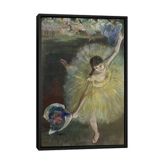 iCanvas "End of an Arabesque, 1877 " by Edgar Degas Framed Canvas Print ...