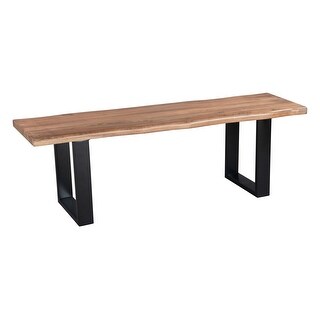 Jordan Knoll Bench Natural & Black - N/A - Bed Bath & Beyond - 36688997