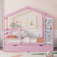 Rainbow Design Twin Platform Bed Sport Style Upholstered Bed for Girls ...
