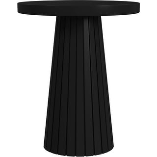 Mango Wood Round Side Table for Living Room or Bedside - Bed Bath ...