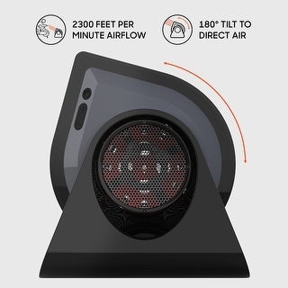 Sharper Image FLY 01 High-Velocity Fitness Fan with Remote - Bed Bath ...