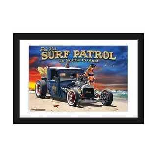 iCanvas "Rat Rod Surf Patrol" by Larry Grossman - Bed Bath & Beyond ...