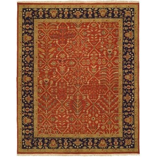 Traditional Red Flatweave Wool Area Rug - Bed Bath & Beyond - 41413352