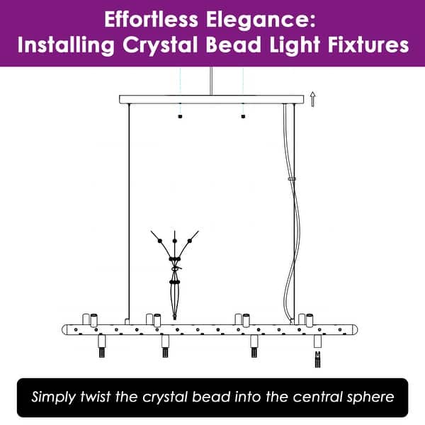 12-Light Modern Crystal Linear Sputnik Starburst Chandelier Dandelion ...