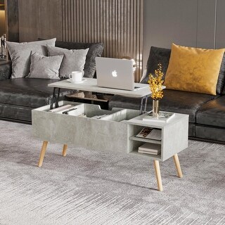 Versatile Solid Wood Coffee Table for Living Room - Bed Bath & Beyond ...