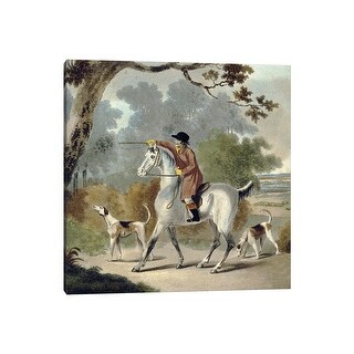 iCanvas "Push Him Tom Boy, from The Pytchley Hunt, engraved by F. Jukes ...