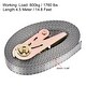 Lashing Strap 7M x 25mm Tie Down Strap Ratchet Buckle up to 800kg Army ...