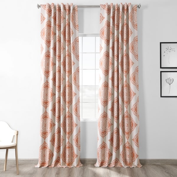 Exclusive Fabrics Henna Room Darkening Curtain Pair (2 Panels) - Bed ...