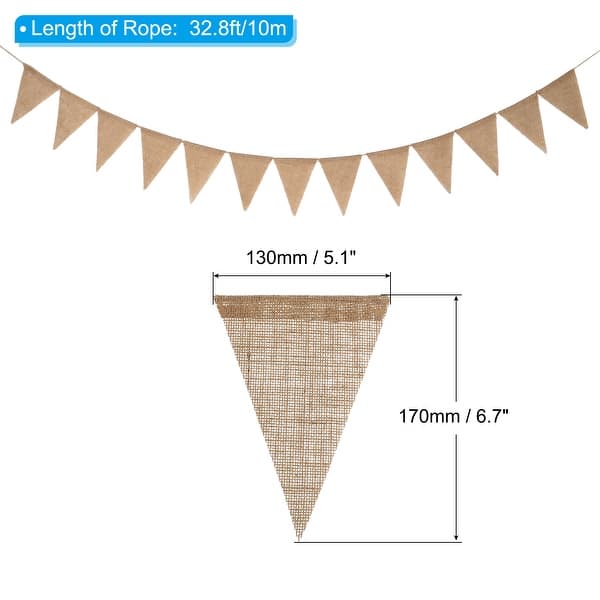 triangle flag banner