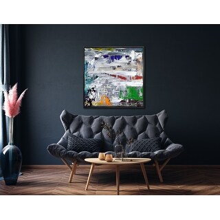 John Beard Collection's "Colore Tributo I" on Canvas Hand Embellished ...