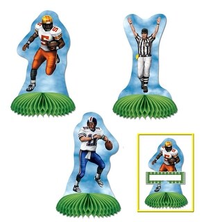 36 Football Player and Referee Honeycomb Tissue Party Centerpiece ...