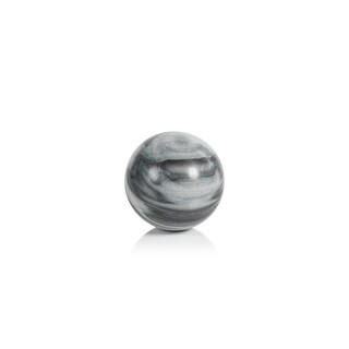 Monza Gray Marble Fill Decorative Balls, Set of 4 - Bed Bath & Beyond ...